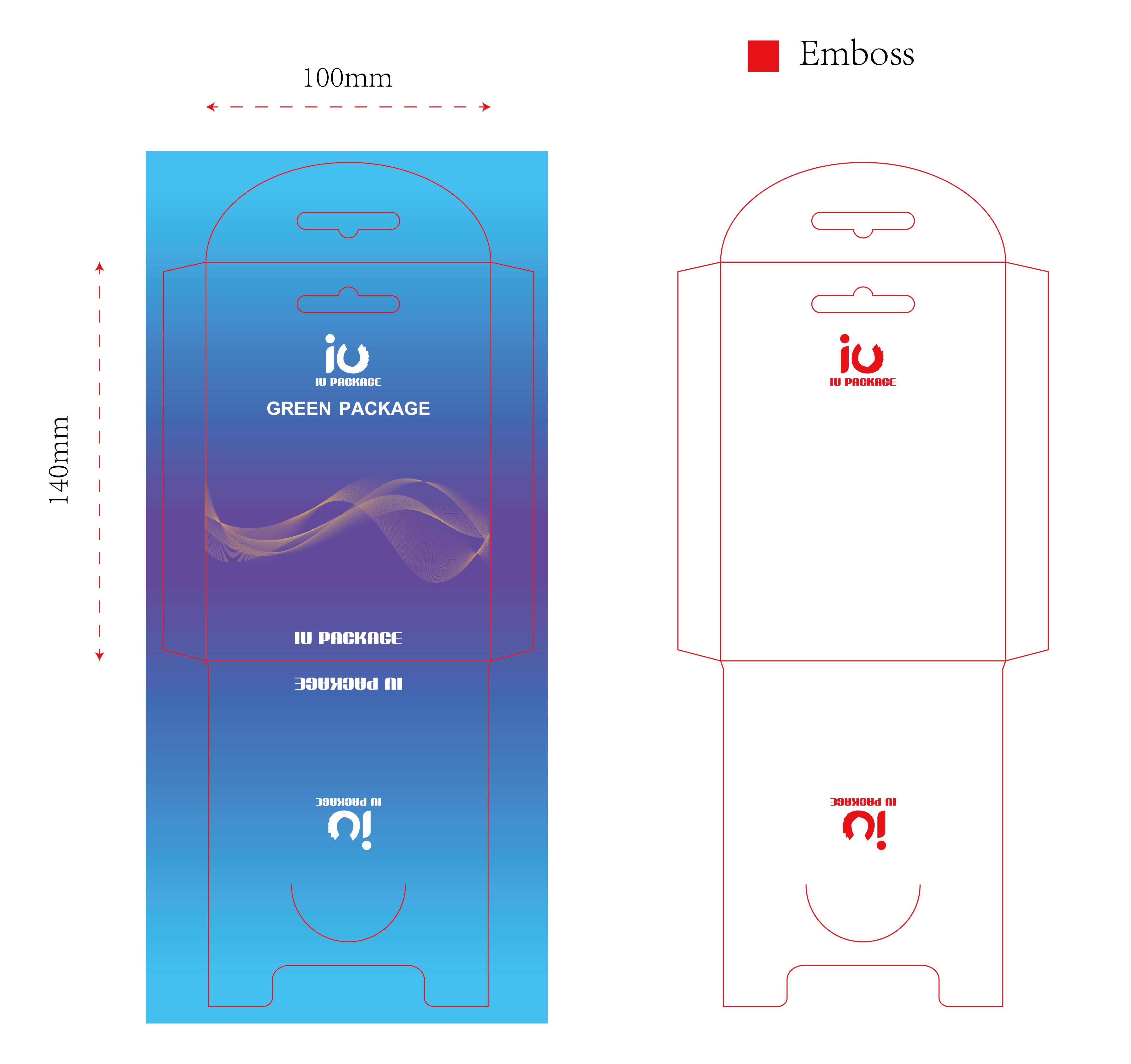 paper box packaging box paper bag package label IU Package